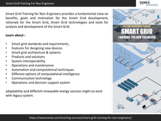 Smart Grid Training for Non Engineers : Tonex Training | PPTX