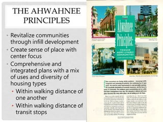 Revitalize communities through infill development • Create sense of ...