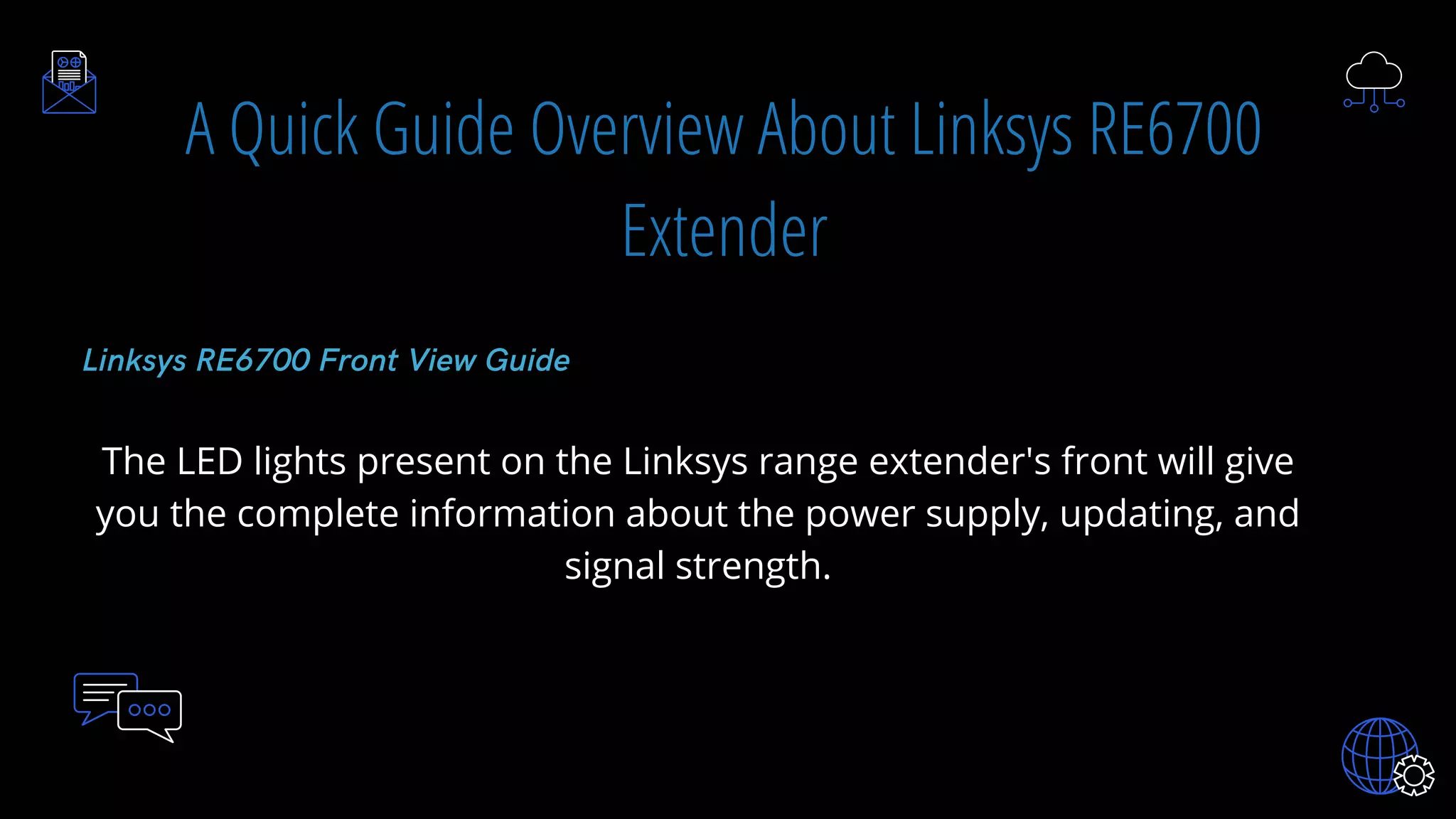 Smart guide about linksys extender setup RE6700 | PDF