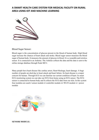 Smart health care System Using IOT and Machine learning | PDF