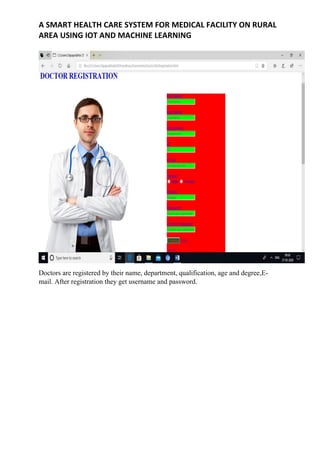 Smart health care System Using IOT and Machine learning | PDF