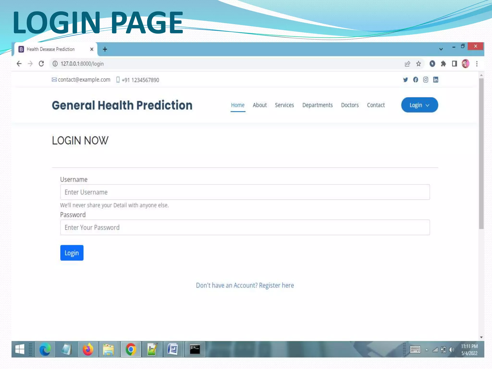 Smart Health Disease Prediction Django Machinelearningpptx 