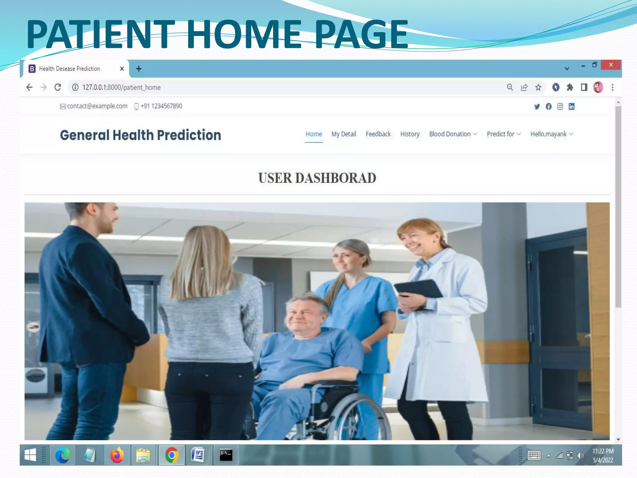 Smart Health Disease Prediction Django Machinelearningpptx Databases