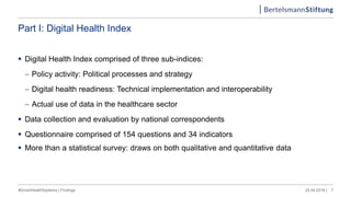 Key Findings of the #SmartHealthSystems Study | PPT