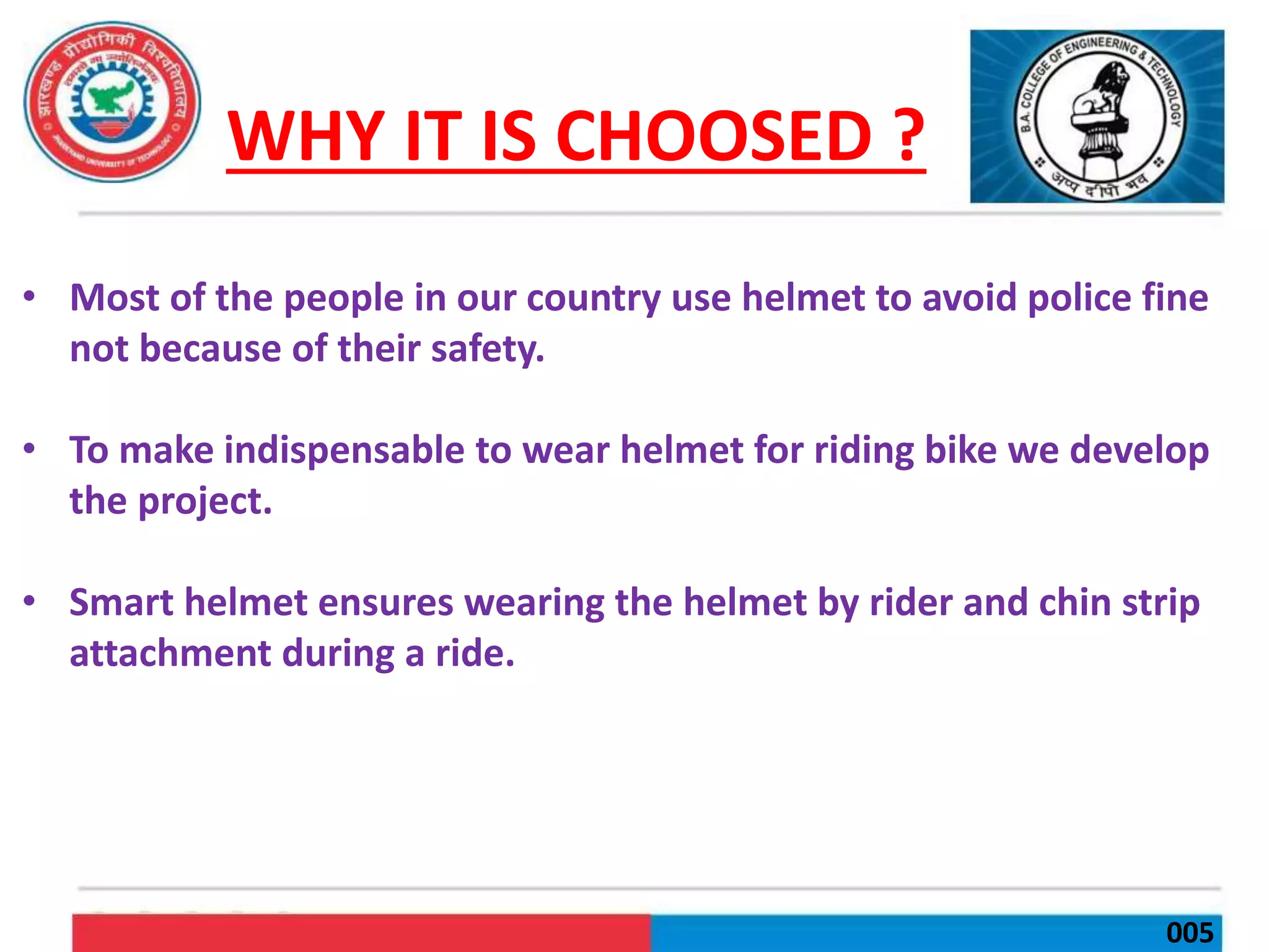 Smart Helmet Presentation - Durgesh.pptx