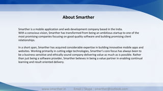 Website Development - Smarther Technologies | PPT