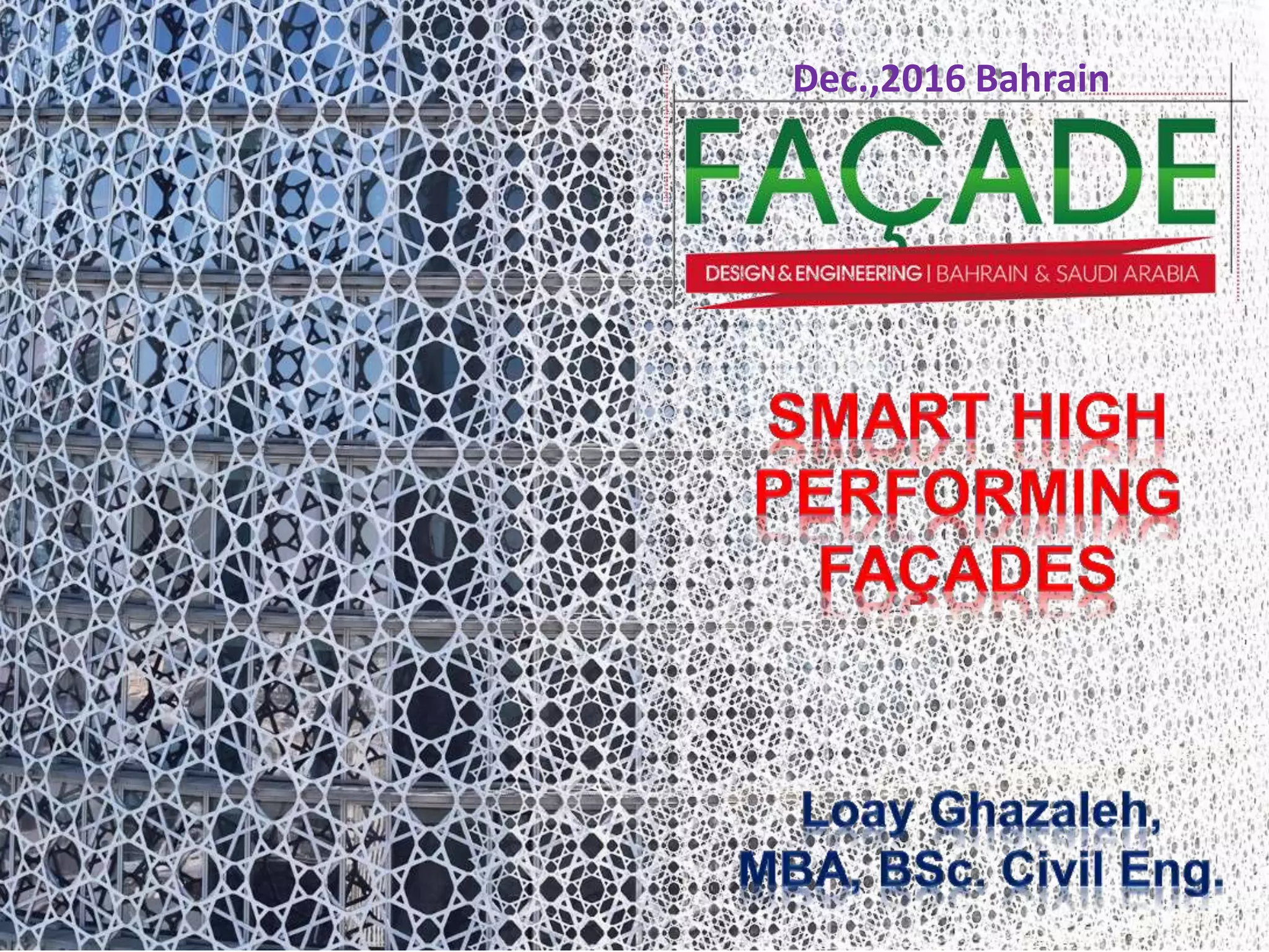 Smart High Performanc Facades | PDF