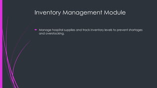 Revolutionizing Healthcare Operations with Advanced Hospital Management Software | PPT