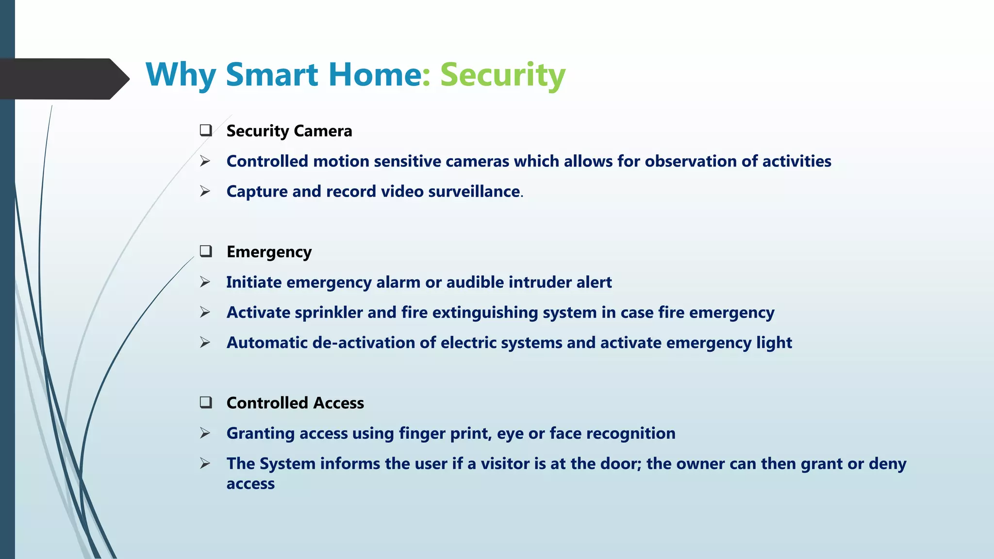 Smart home applications in daily life | PPSX