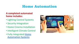 Smart Home and Home Automation Systems | PPT