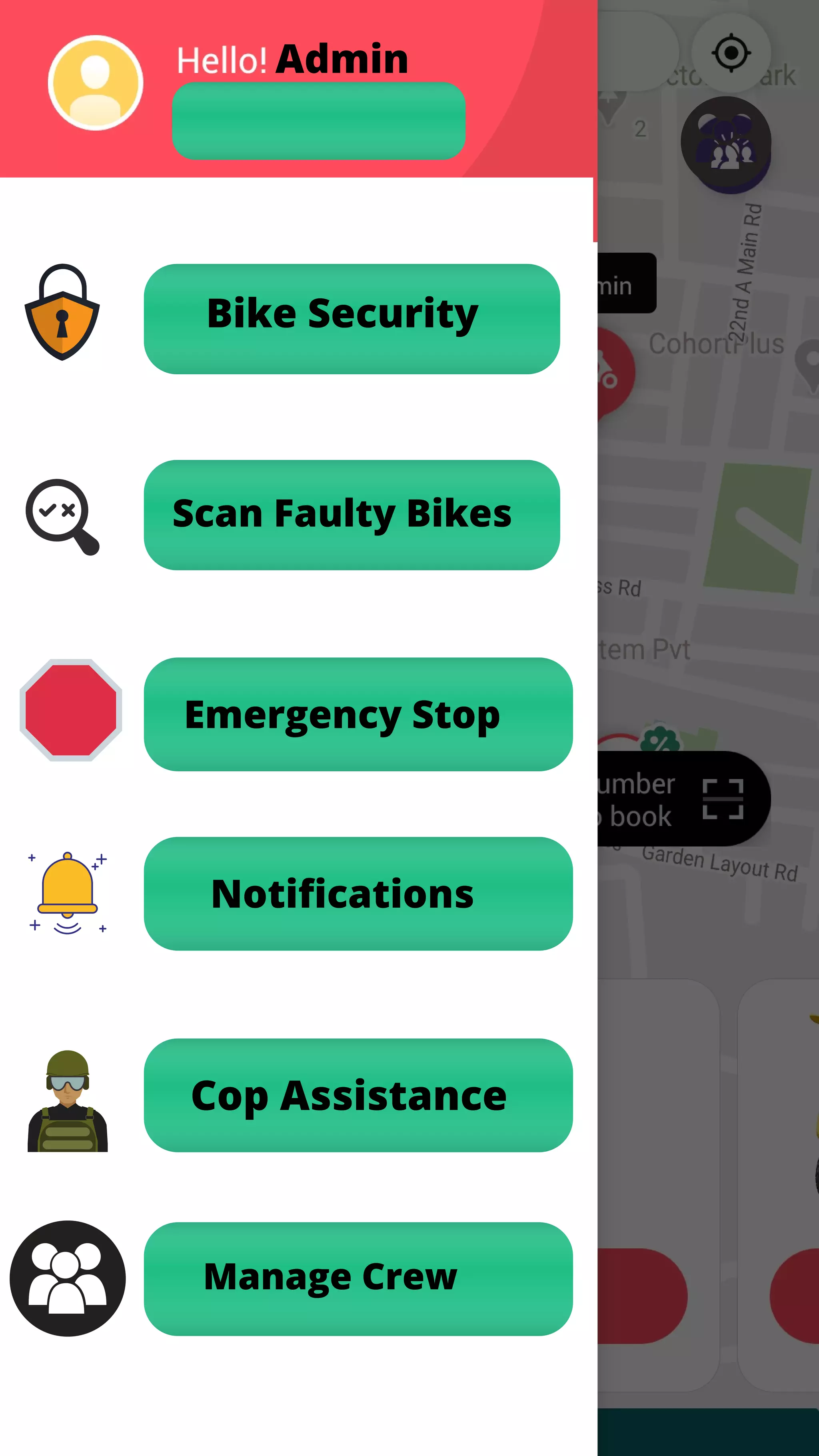 Bike Booking App UI/UX Design | PDF