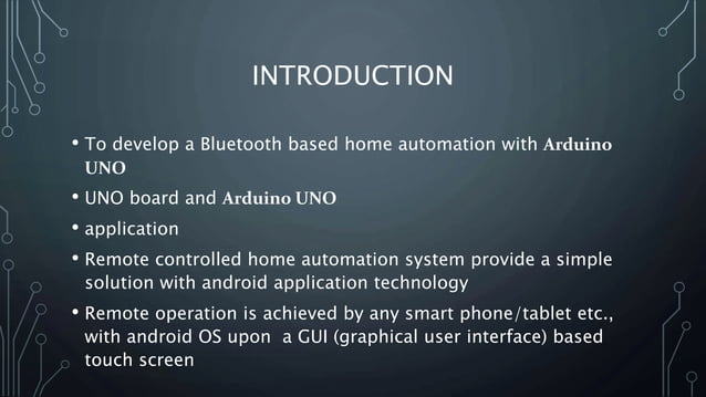 Smart home automation | PPT