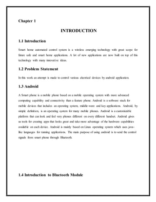 Smart home automation system | DOCX