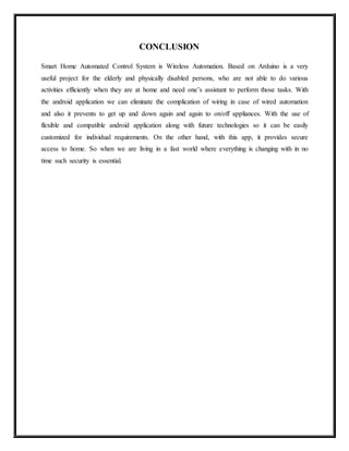 Smart home automation system | PDF