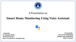 Smart Home Automation using Voice Assistant | PPSX