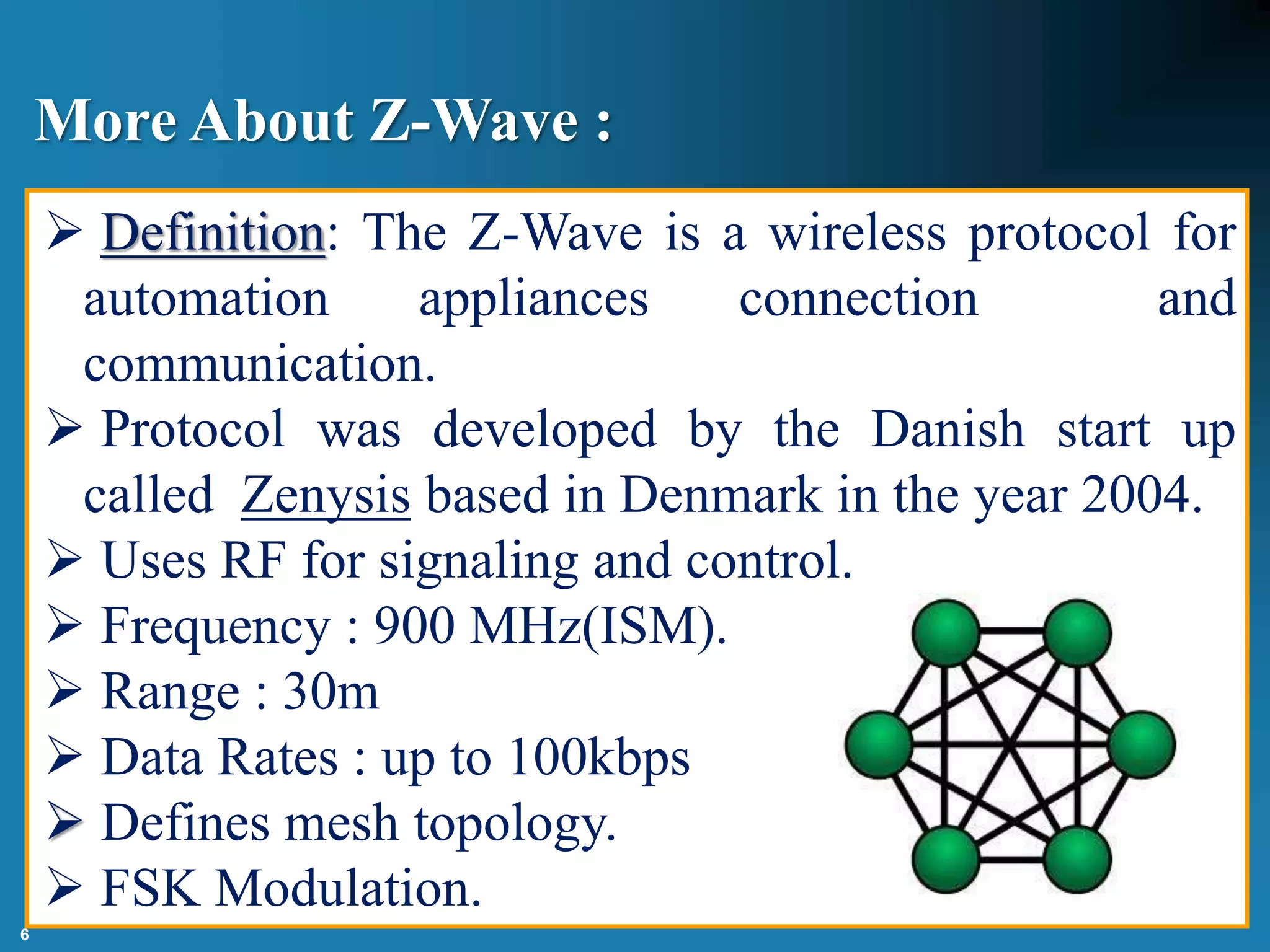 Smart home automation using z wave protocol | PPTX