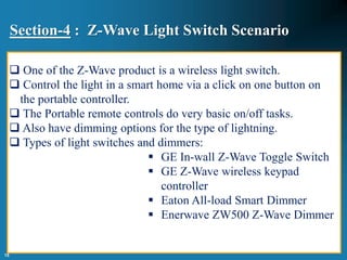 Smart home automation using z wave protocol | PPTX