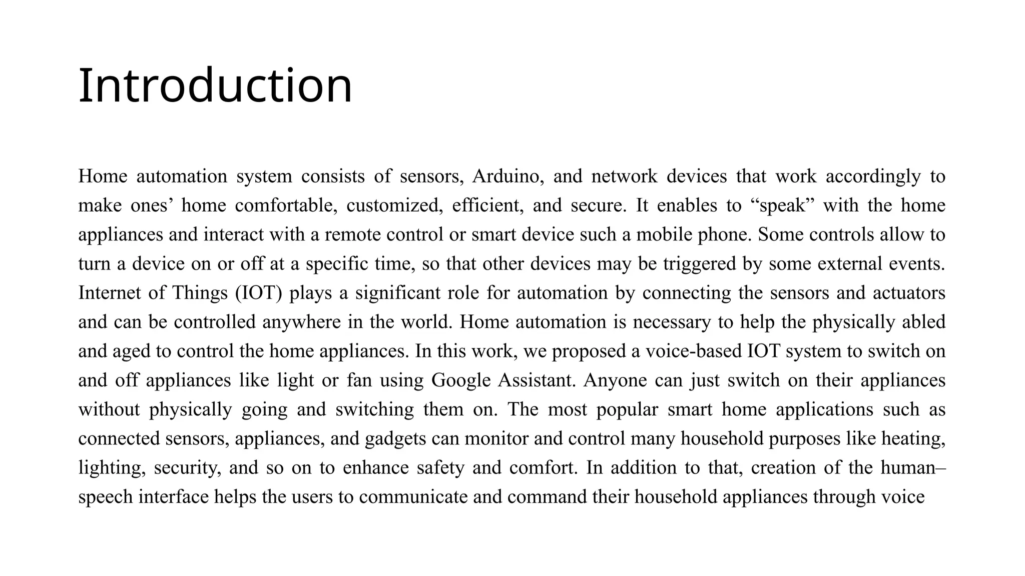 SMART HOME AUTOMATION VOICE ASSISTING SYSTEM.pptx