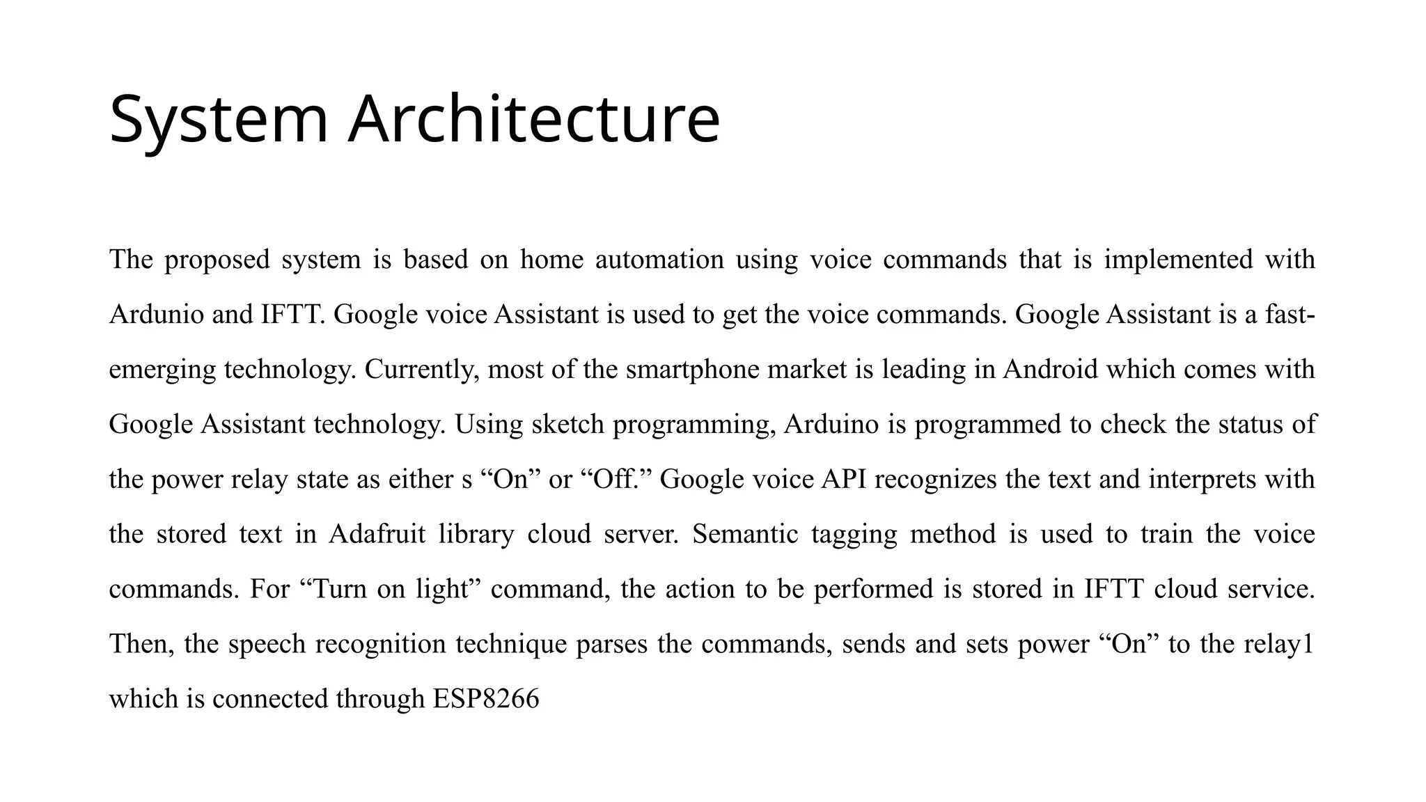SMART HOME AUTOMATION VOICE ASSISTING SYSTEM.pptx