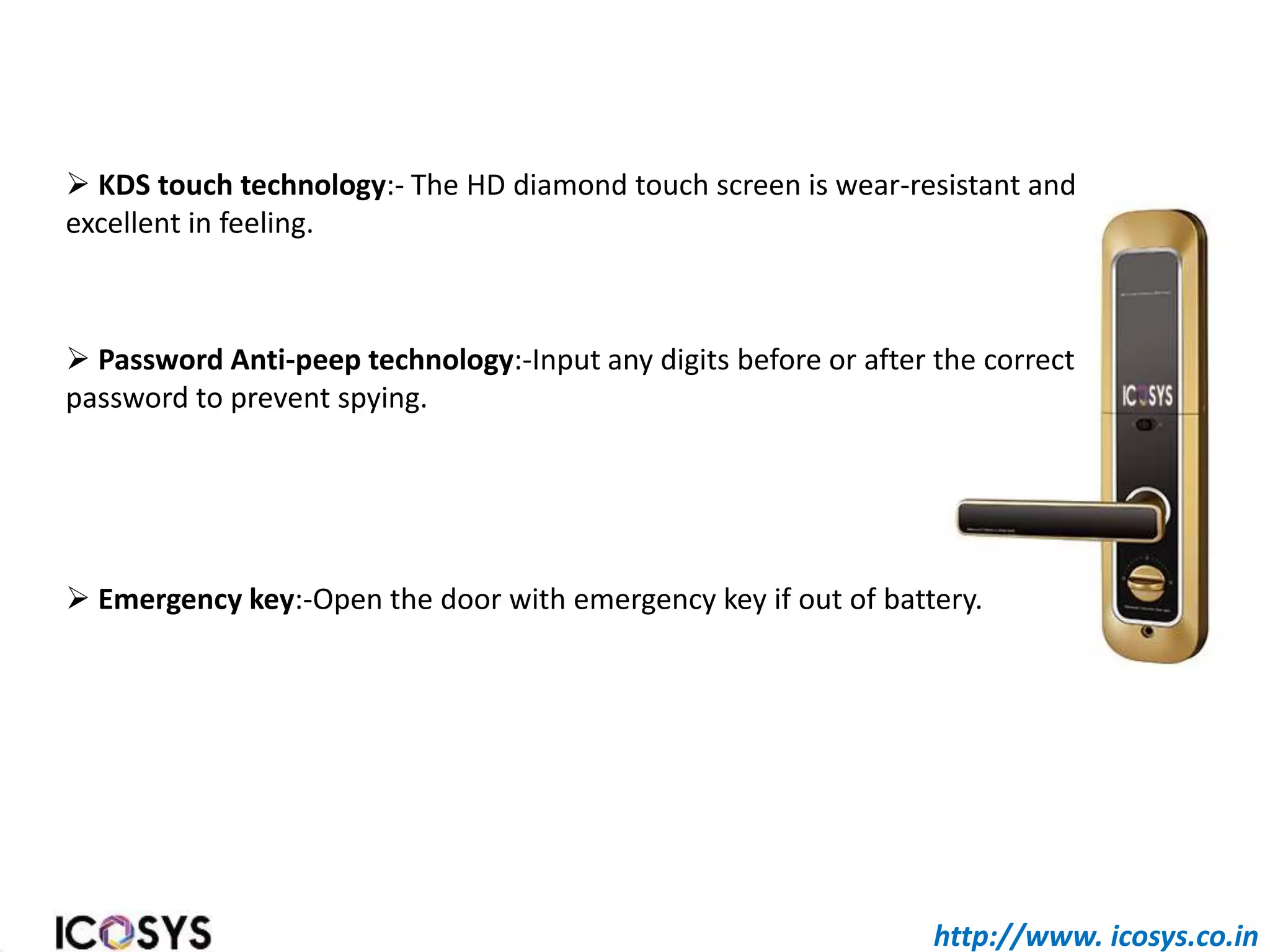 Smart home door lock | PPTX | Home Security | Home & Garden
