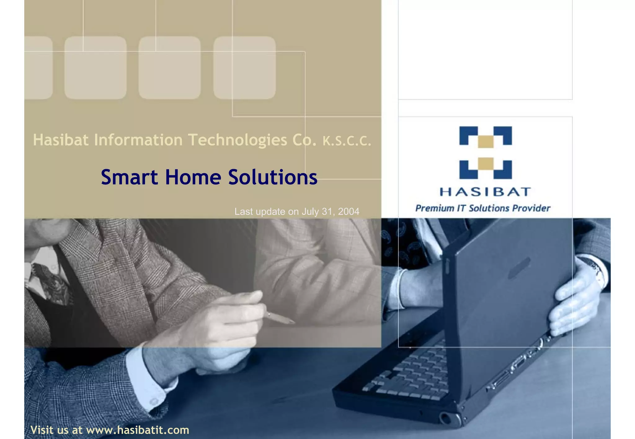 Smart home presentation | PDF | Business | Business and Finance