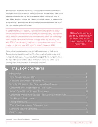 2015 State of the Smart Home Report | Icontrol Networks | PDF