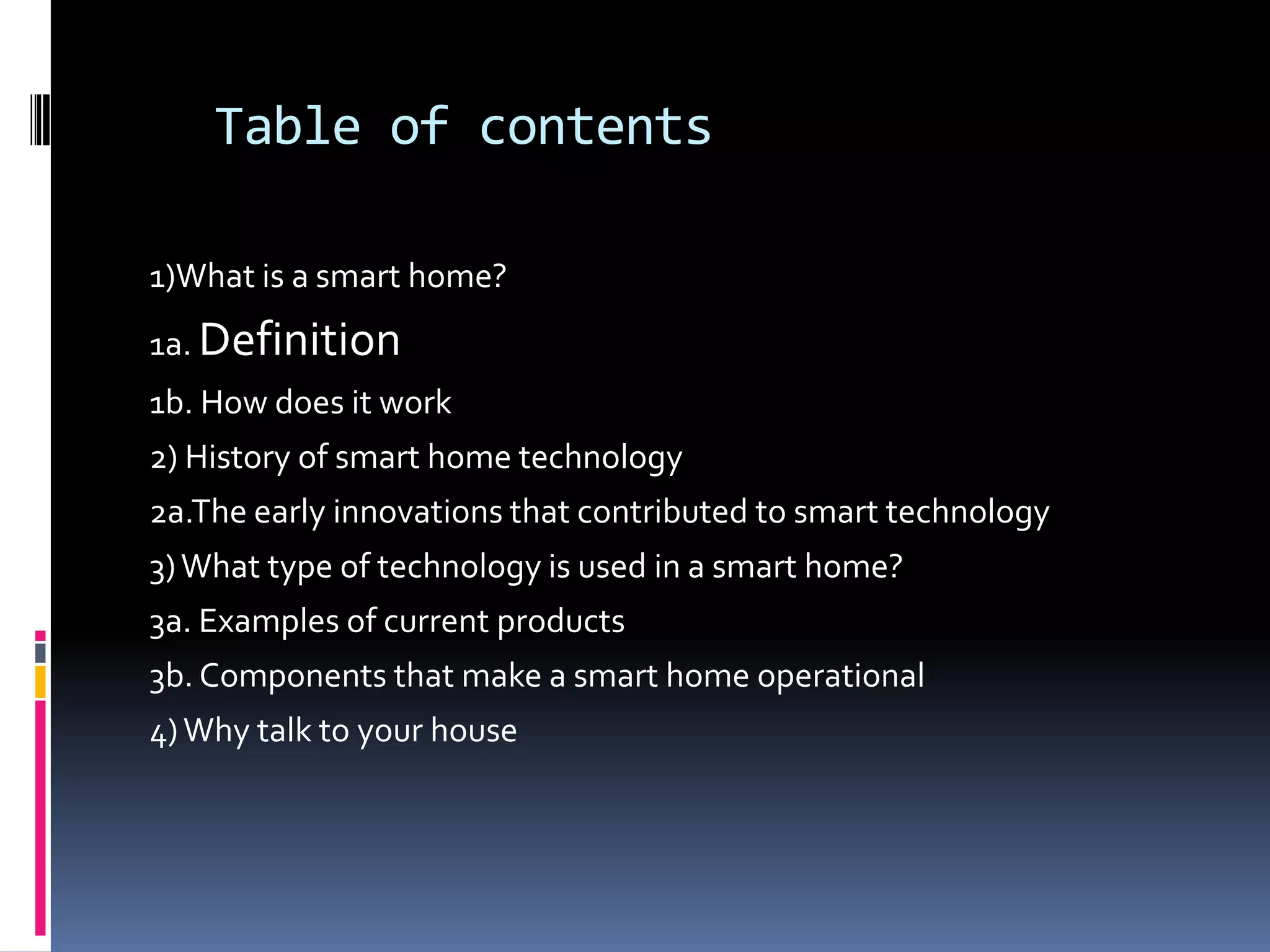 Smart homes | PPTX