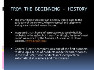Smart homes | PPTX