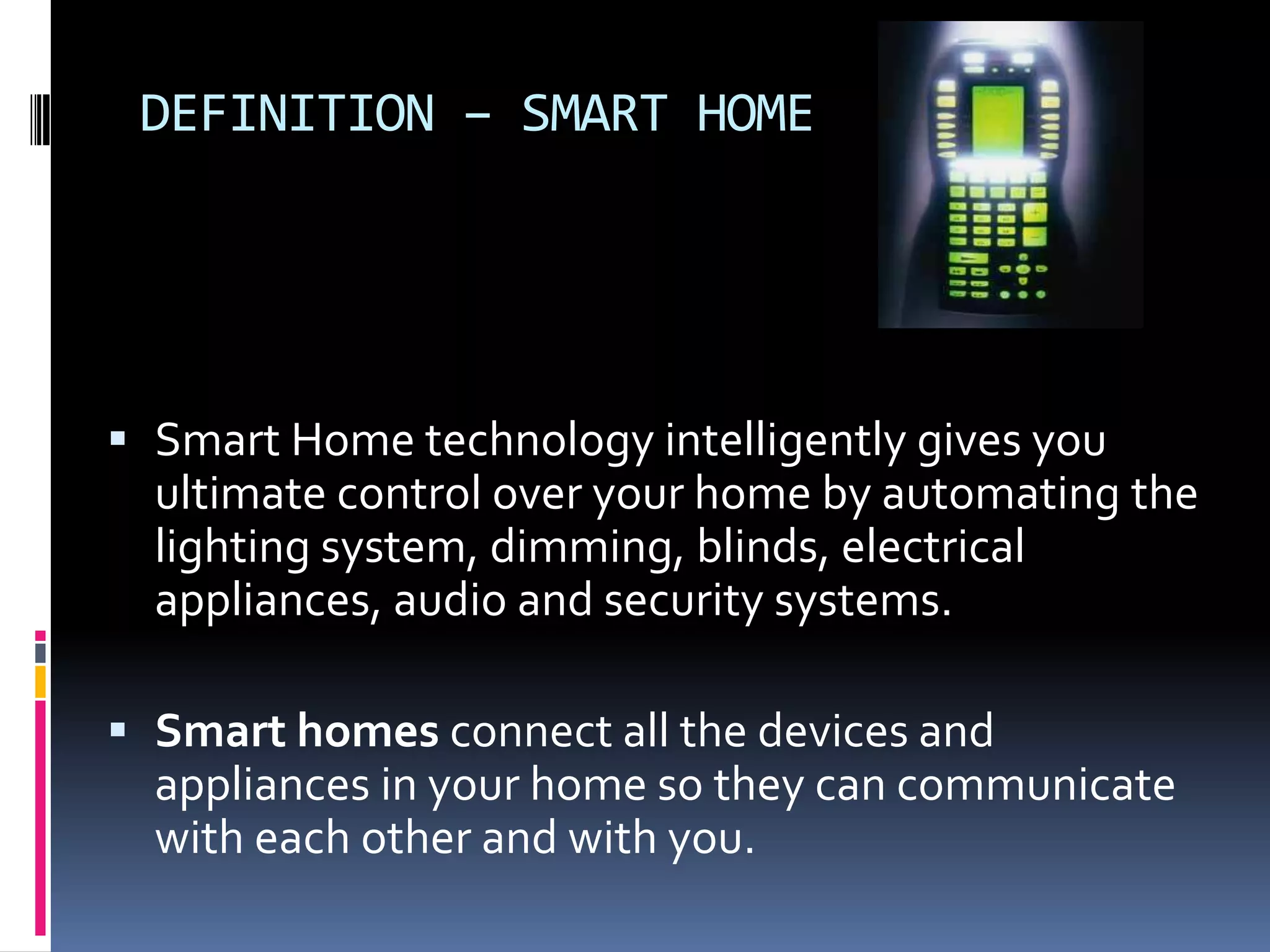 Smart homes | PPTX | Smart Home | Home & Garden