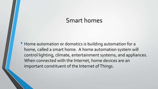 Smart homes | PPT