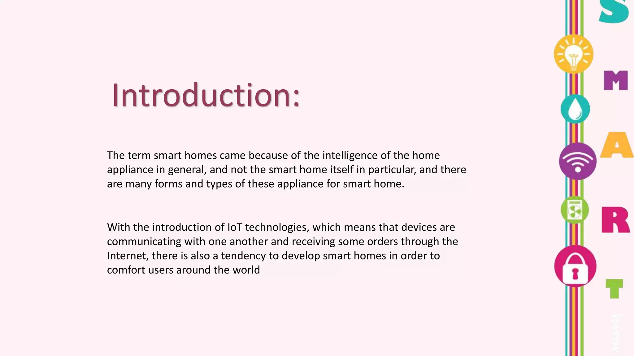 Smart homes presentation | PPTX