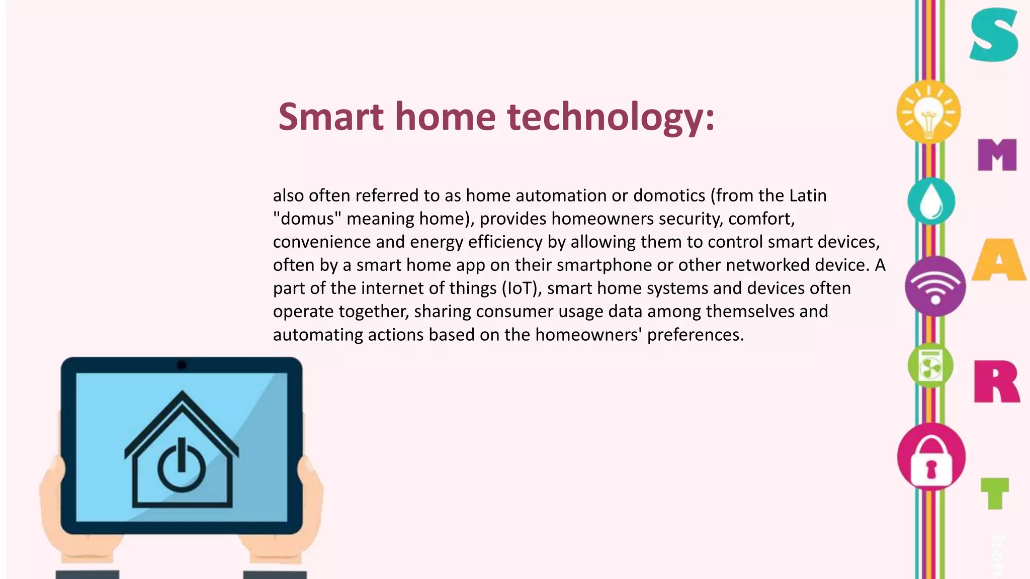 Smart homes presentation | PPTX