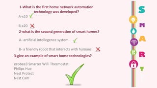 Smart homes presentation | PPTX