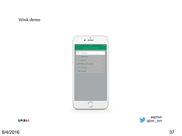 Making Smart Homes Smarter With Javascript | PPT