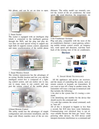 Smart home technology LaTeX paper | PDF