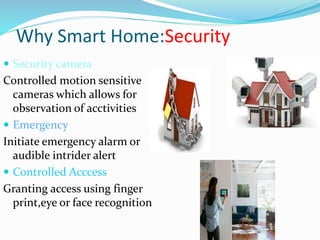 Smart home technology | PPTX