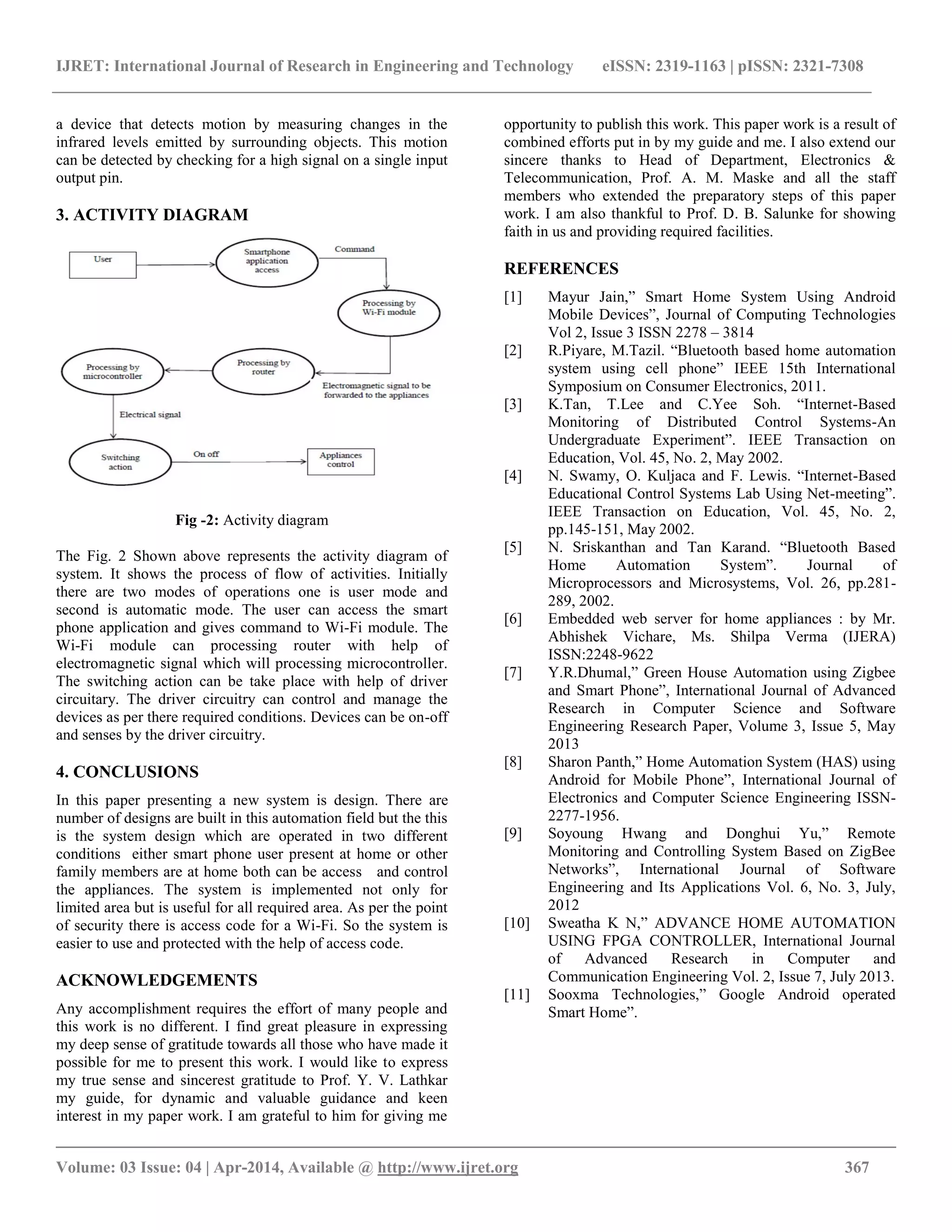 Smart Home Using Andriod Application Pdf Technology And Computing