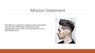 Smarth pitch barber app presentation deck | PPTX