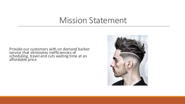 Smarth pitch barber app presentation deck