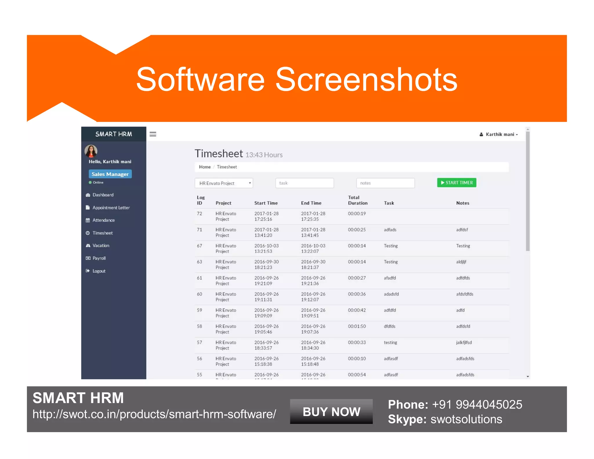 Smart HRM - HRM Software | PDF | Internet | Computing