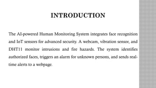 Smart Human Monitoring System using AI & IoT.pptx