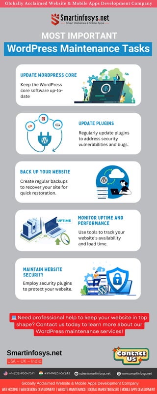 Most Important Wordpress Maintenance Tasks Pdf