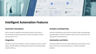 Smart inspection forms with eAuditor Audits and inspection | PDF
