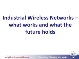 Smart Instruments, Fieldbus, Ethernet and Wireless | PPT