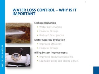 Smart Integrated Infrastructure and Controlling Water Loss | PPTX