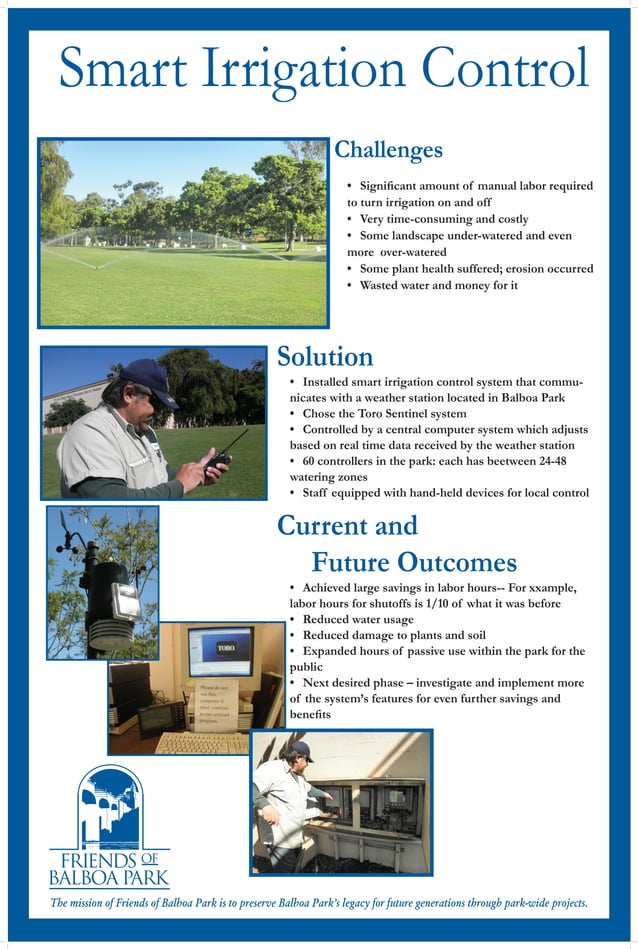 Smart irrigation control - poster | PDF | Landscaping | Home & Garden