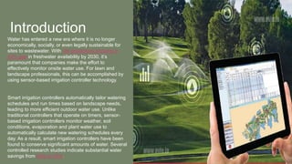 Smart Irrigation System in Urban Landscaping.pptx