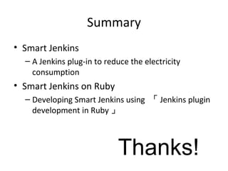 Smart Jenkins on Ruby | PPT
