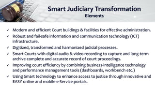 Smart judiciary transformation | PDF | Databases | Computer Software ...