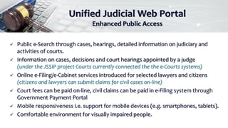 Smart judiciary transformation | PDF | Databases | Computer Software ...